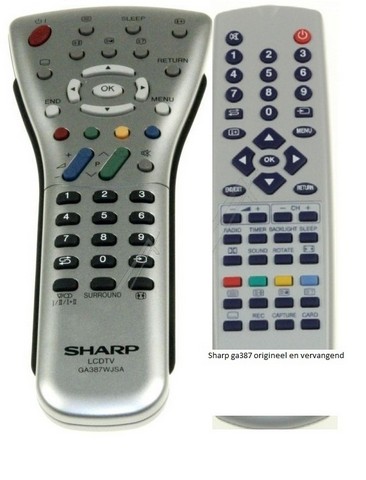 Afstandsbediening Sharp ga387wjsa